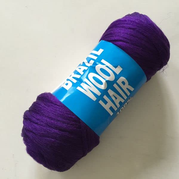 Amazon.com : Brazil Wool Synthetic Hair for African Hair Braiding for ...