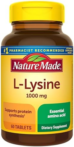 Amazon.com: Nature Made L-Lysine 1000 mg, Dietary L-Lysine Supplements ...
