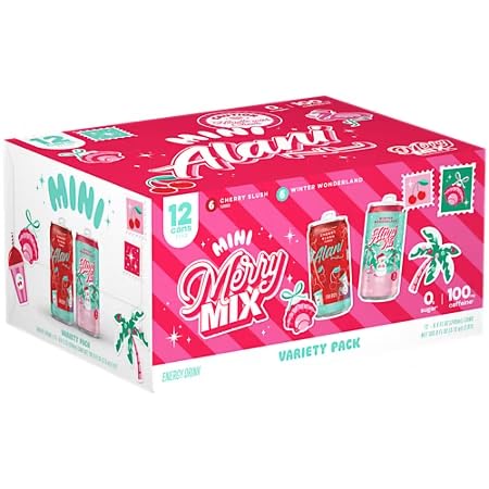 Amazon.com : Alani Mini Merry Mix Energy Drink Variety Pack – Limited ...