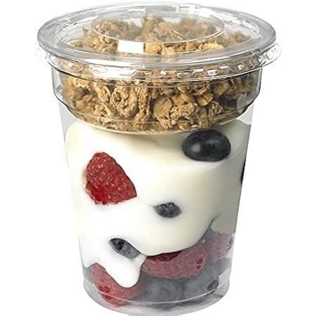Amazon.com: Innovative Offer Parfait Cups - 12 Oz - 50 Set - Dessert ...