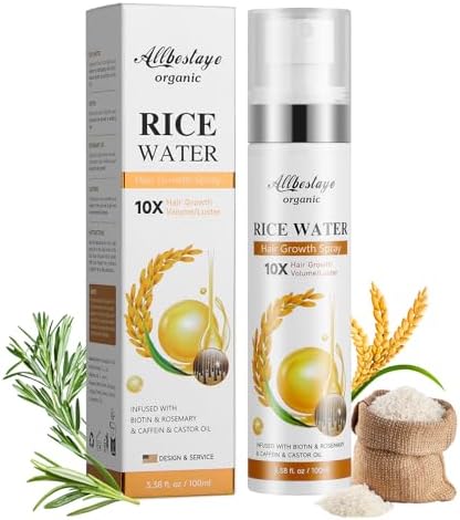 Amazon.com : NEW Fermented Rice Water for Hair Growth - Infused with ...