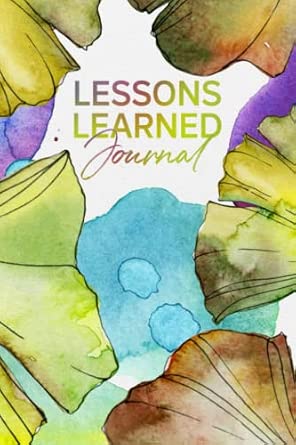 Amazon.com: Lessons Learned Journal: Lined Journaling Notebook For ...