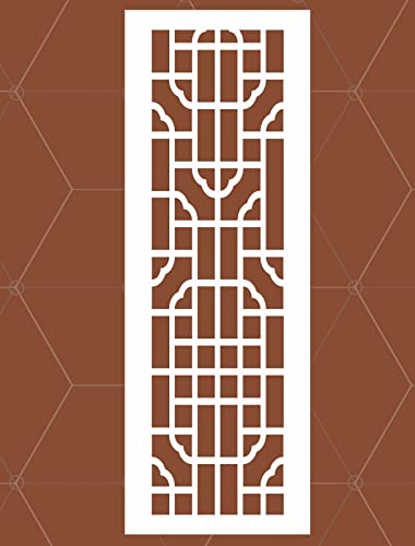 Buy OM Shiv CNC Design | MDF Wood | Wood Wooden Partition Leaves Design ...