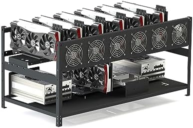 Mining Rig Frame for 6 GPU with Cooling by Xtrememiner Model V2 ...