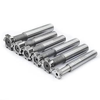 HSS-AL T Slot End Mill Milling Cutter，High-Speed Steel Woodruff Keyseat ...