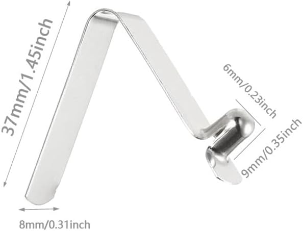 10 Pack Kayak Paddle Spring Clips Replacement Length Adjustable Push ...