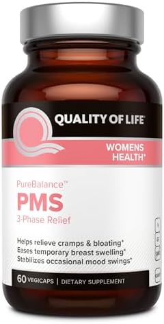 Amazon.com: Quality of Life Pure Balance PMS, 3-Phase Relief Supplement ...
