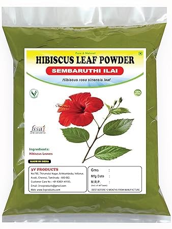 Amazon.com : Hibiscus Leaf Powder 100g | Sembaruthi Leaf Powder ...