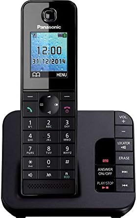 Panasonic KX-TG8181EB Cordless Phone with Answering Machine (Hands Free ...