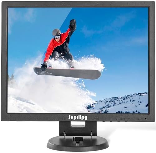 Amazon.com : Suprlipy 14 Inch TFT LCD Security CCTV Monitor 1024x768 4: ...