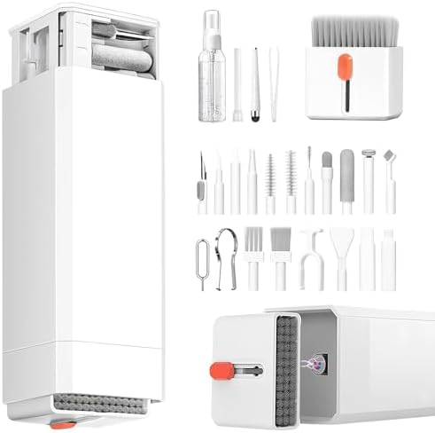 JESWO Kit Limpieza Electrónica Multifuncional 32 en 1, Kit Limpieza PC ...