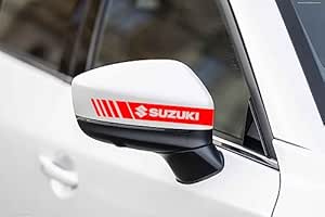 Hard Goat Red Suzuki Side Mirror Exterior Sticker for Maruti Suzuki ...