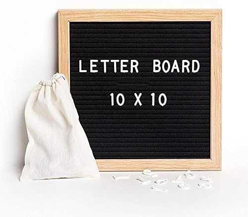 Felt Letter Board, 10x10in Changeable Letter Board with 340 Letters ...