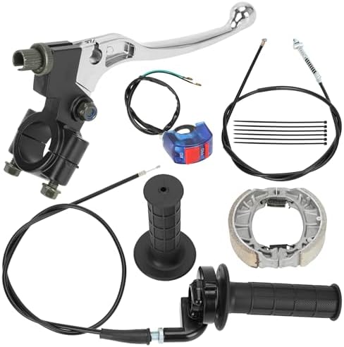 Amazon.com: YOXUFA Mini Bike Throttle Assembly Kit + Mini Bike Drum ...