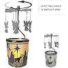 Amazon.com: Spinning Angels Christmas Candle Holder - Holy Family Scene ...