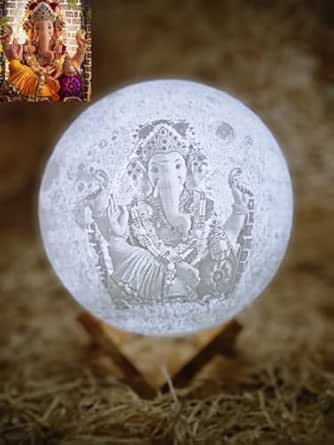 Buy Personalized Customized Photo LED Moon Light (Set of 1) Online at ...