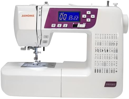 Janome 3160QDC-G Sewing and Quilting Machine with Bonus Quilt Kit ...