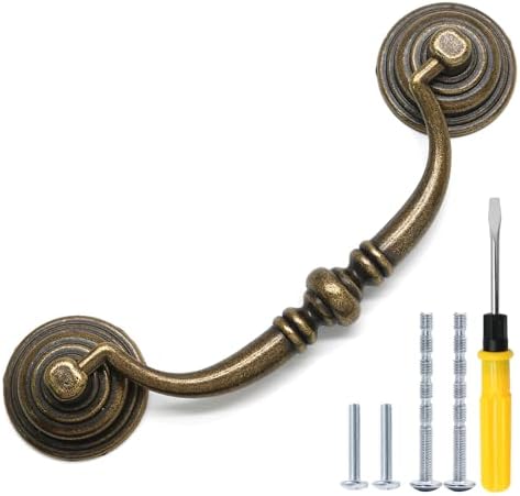 Biaungdo 8 Pcs 150mm/6 Inch Hole Center Pull Handles, Zinc Alloy Rustic ...