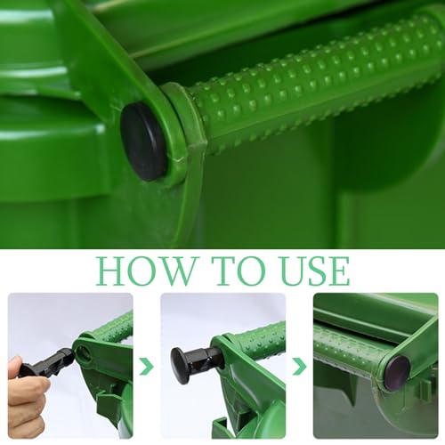 10Pcs Wheelie Bin Clips, Wheelie Bin Lid Clips, Wheelie Bin Lid Hinge ...