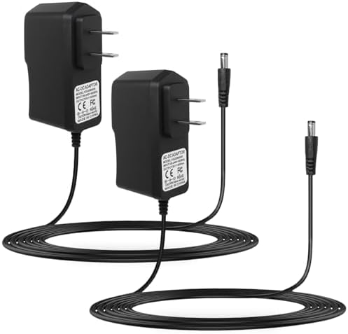 Amazon.com: 2 Pcs 9V 0.5A Guitar Pedal Power Supply Adapter, Compatible ...