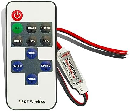 iEI Shelf LED Strip Light Mini Wireless 5v, 12v, 24v DC RF Dimmer ...
