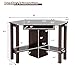 Amazon.com: IFANNY Corner Computer Desk, Triangle Corner Desk with ...