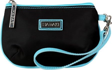 Hadaki Nylon Id Wallet,Black/Aqua,One Size: Handbags: Amazon.com