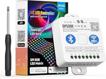 Buy NARANG LIGHTS SP530E WiFi Alexa Bluetooth LED Controller Support ...