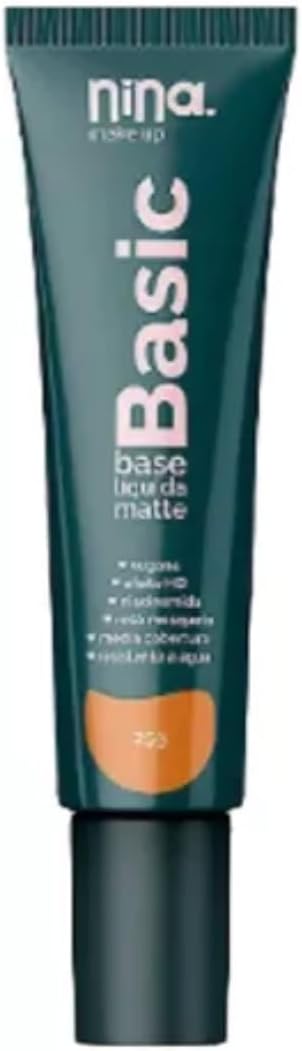 Base Líquida Basic - Nina Makeup Cor 5 | Amazon.com.br