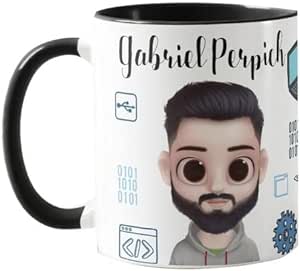 Caneca Programador Ti Personalizada Com Nome | Amazon.com.br