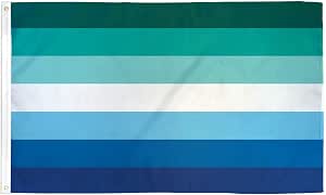 Amazon.com : Gay Male MLM Pride Flag 3x5ft Polyester - Banner Rainbow ...