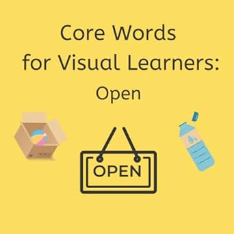 Core Words for Visual Learners: Open | Amazon.com.br