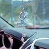 Amazon.com: YOYLMAL Bling Diamond Car Hanging Accessories for Women ...