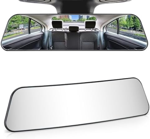 Amazon.com: Goodyear 17” Panoramic Rear View Mirror – Universal Wide ...