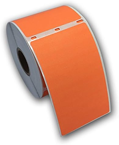 Amazon.com : 10 Rolls Orange Raptor Compatible ID Badge Labels - 2 5/16 ...