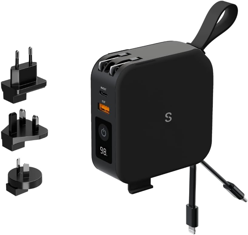 Amazon.com: SnapWireless PowerPack Universal - 5 in 1 Travel Charger ...