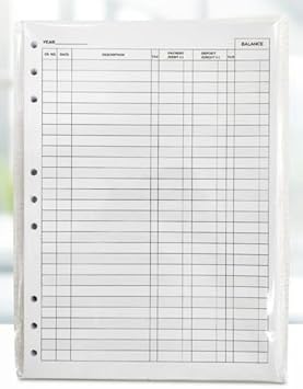 Amazon.com : Checkbook Register Refills FOR THE ELITE CHECKBOOK ...