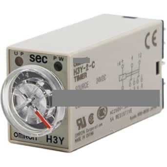 H3Y-2-C DC24V Time Delay Relay 24 Volt Timer Switch Relay 1S 5S 10S 30S ...