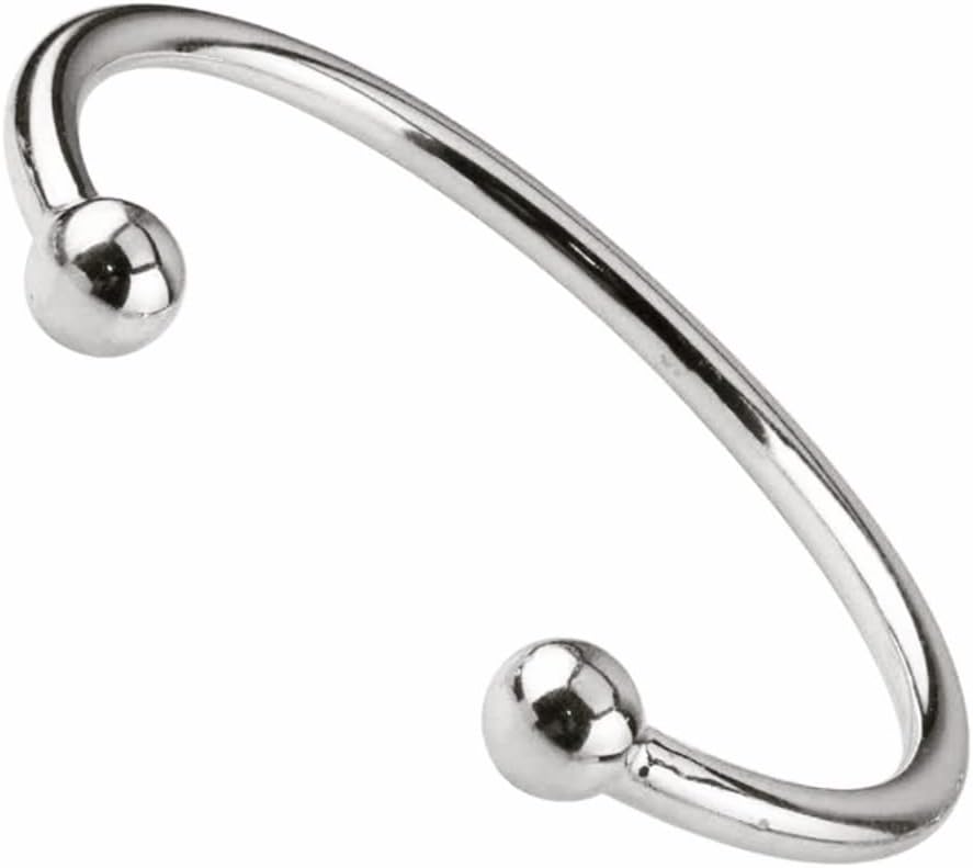 SOLID 925 Sterling Silver Torque Bangle Bracelet 21 cm & 3.5 mm ...