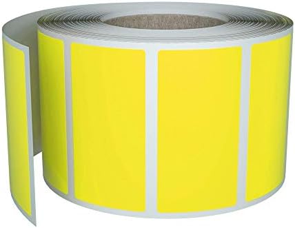 Royal Green Rectangular Coloured Sticker Labels Rolls 4cm x 2cm Label ...