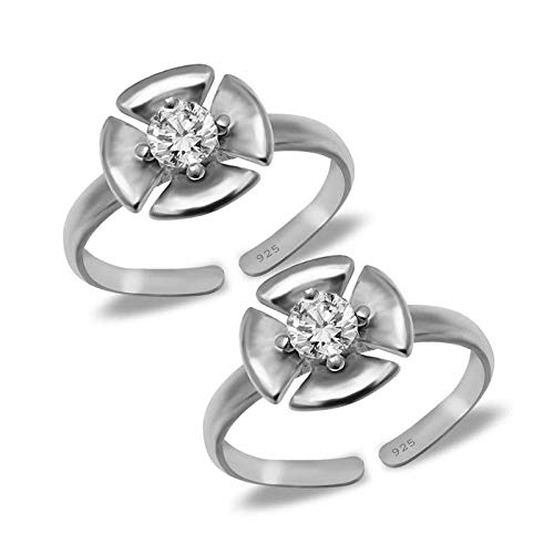 Styleejewel Toe Rings for Women Silver | 925 Silver Toe Ring | Silver ...