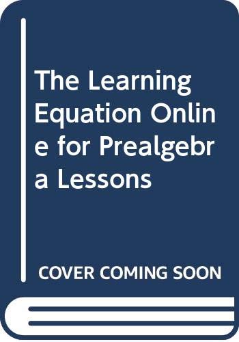 Amazon | The Learning Equation Online for Prealgebra Lessons | Acerra ...