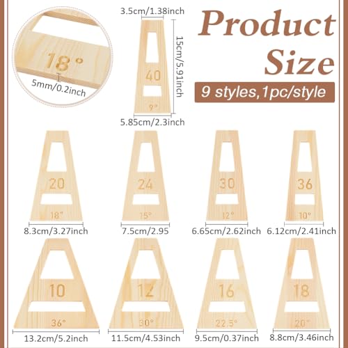 BENECREAT 9PCS Segmented Bowl Wedgies, Almond White Trapezoidal ...