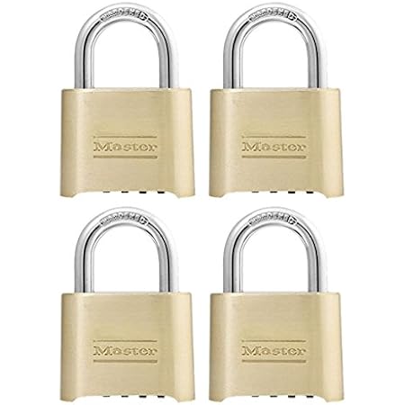 Master Lock Padlock, Set Your Own Combination Lock, 2 in. Wide, 175D ...