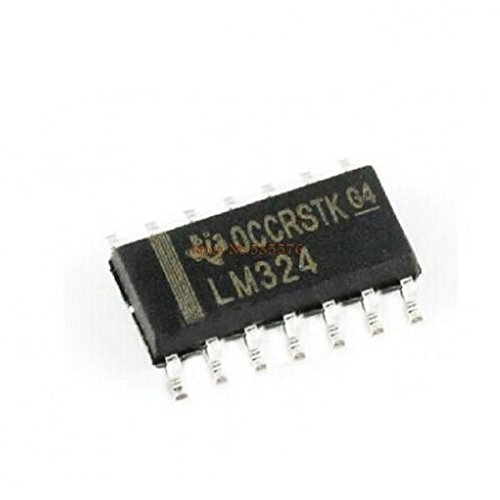 LM324DR LM324D LM324 SOP-14 Quad Operational Amplifier IC x100pcs/lot ...