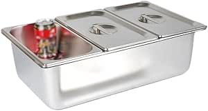 Amazon.com: Countertop Ice Food Serving Display Tray, Portable Salad ...