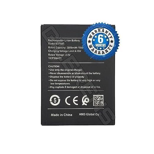 GILERINS® Original V3760T Battery for Nokia C2 Battery with 6 Month ...