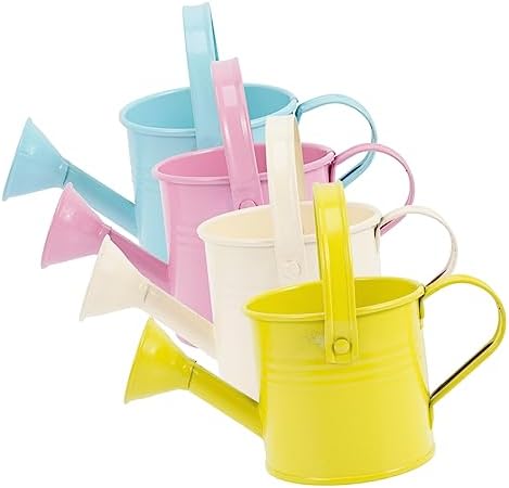 Amazon.com : Juvale 12-Pack Mini Galvanized Watering Can, Decorative ...