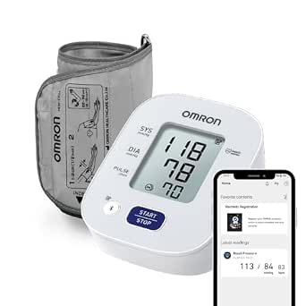 Omron HEM 7143T1 Digital Bluetooth Blood Pressure Monitor with Cuff ...
