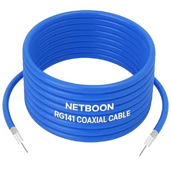 NETBOON RG141 RF Coaxial Cable | Frequency Support up to 18GHz | Low ...